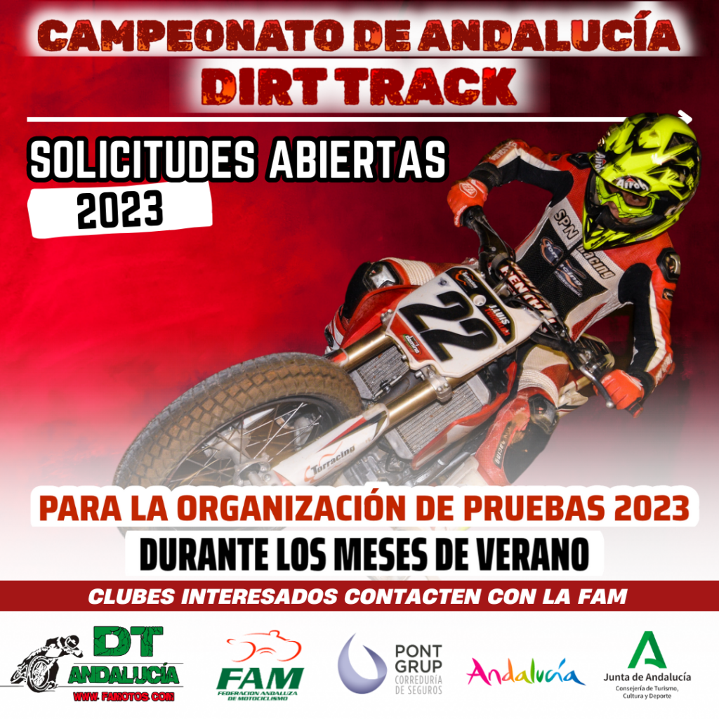 ABIERTO EL PLAZO DE SOLICITUD PARA LA ORGANIZACIÓN DE PRUEBAS DE DIRT ...